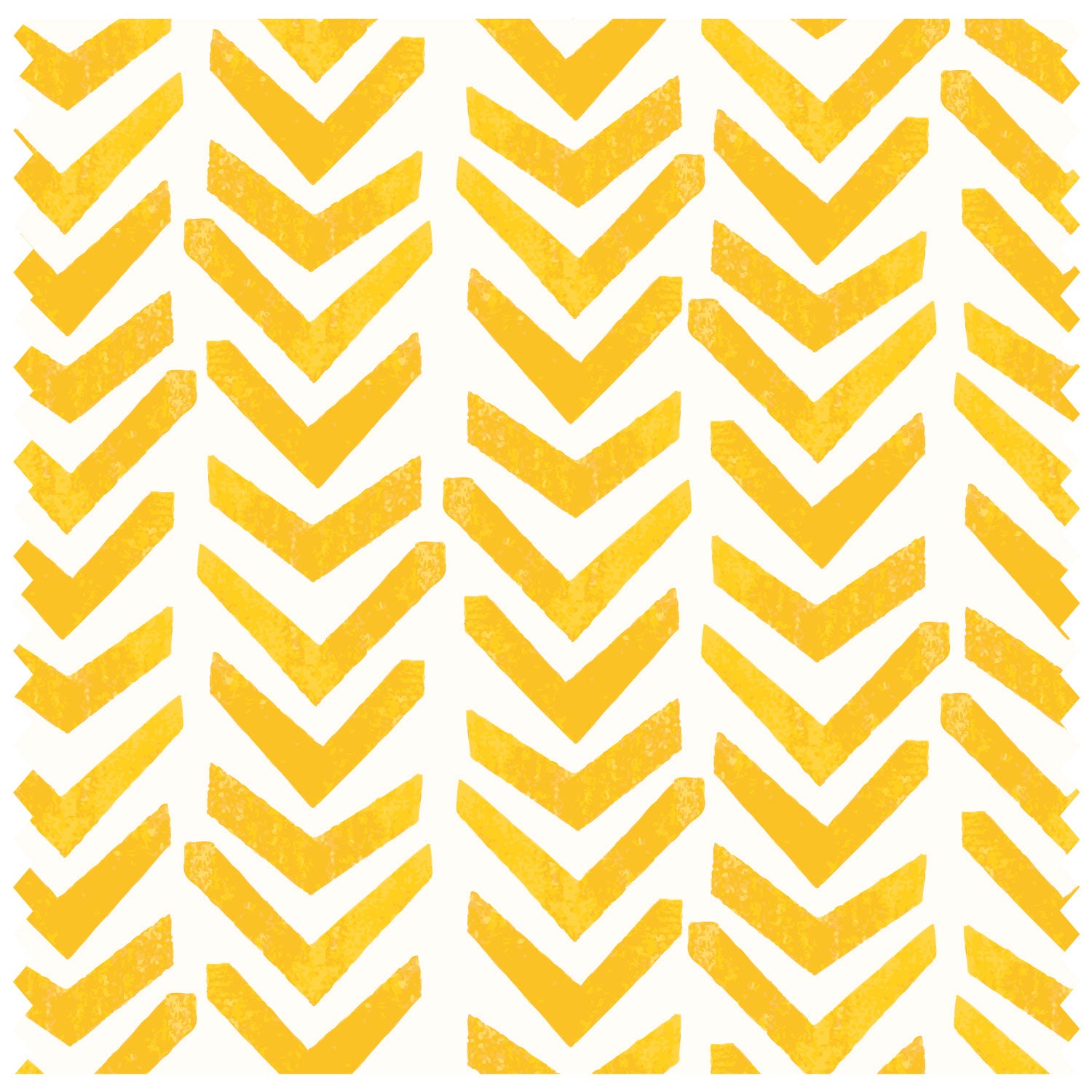 Yellow Chevrons - Earth-tone Geometrics Blackout Blind